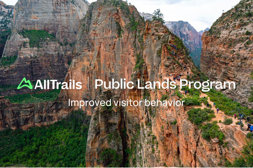 Improved visitor behavior | AllTrails Public Lands Program